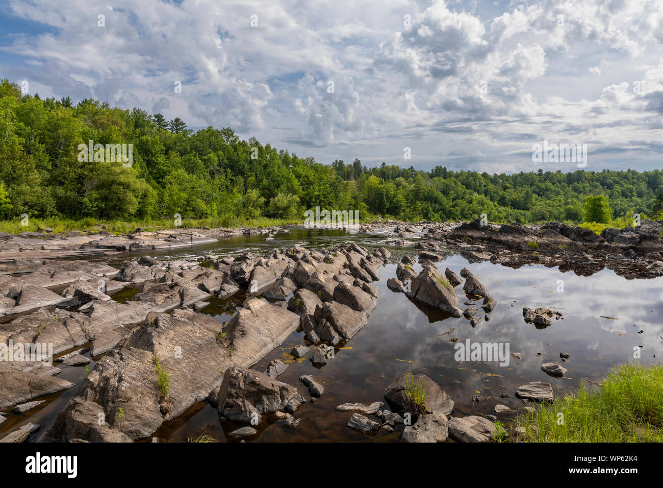 A rocky river scenic landscape Stock Photo - Alamy