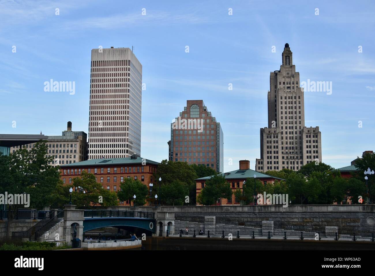 A view of Providence, Rhode Island, New England, USA Stock Photo - Alamy