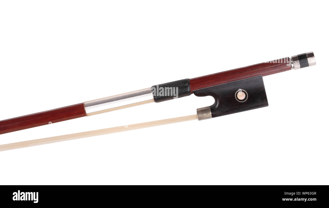 Violin Bow Isolated Stock Photo - Alamy