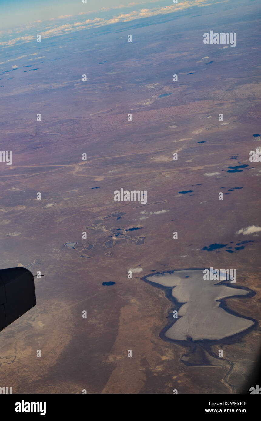 Aerial view of a lake Stock Photo - Alamy