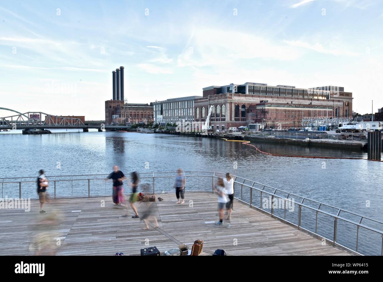 Providence river pedestrian bridge hi-res stock photography and images ...