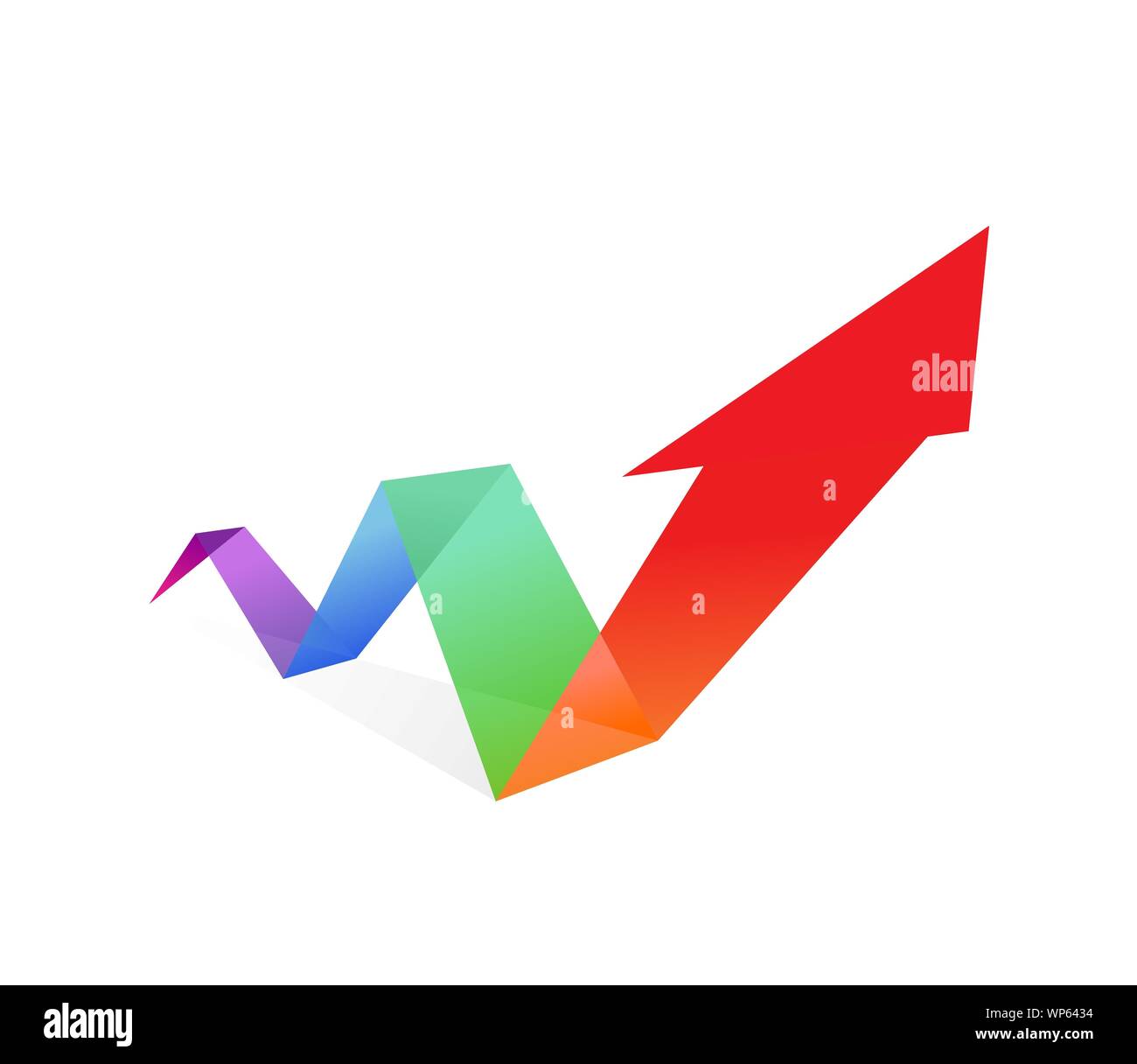 Inflation chart arrow illustration design hi-res stock photography and ...