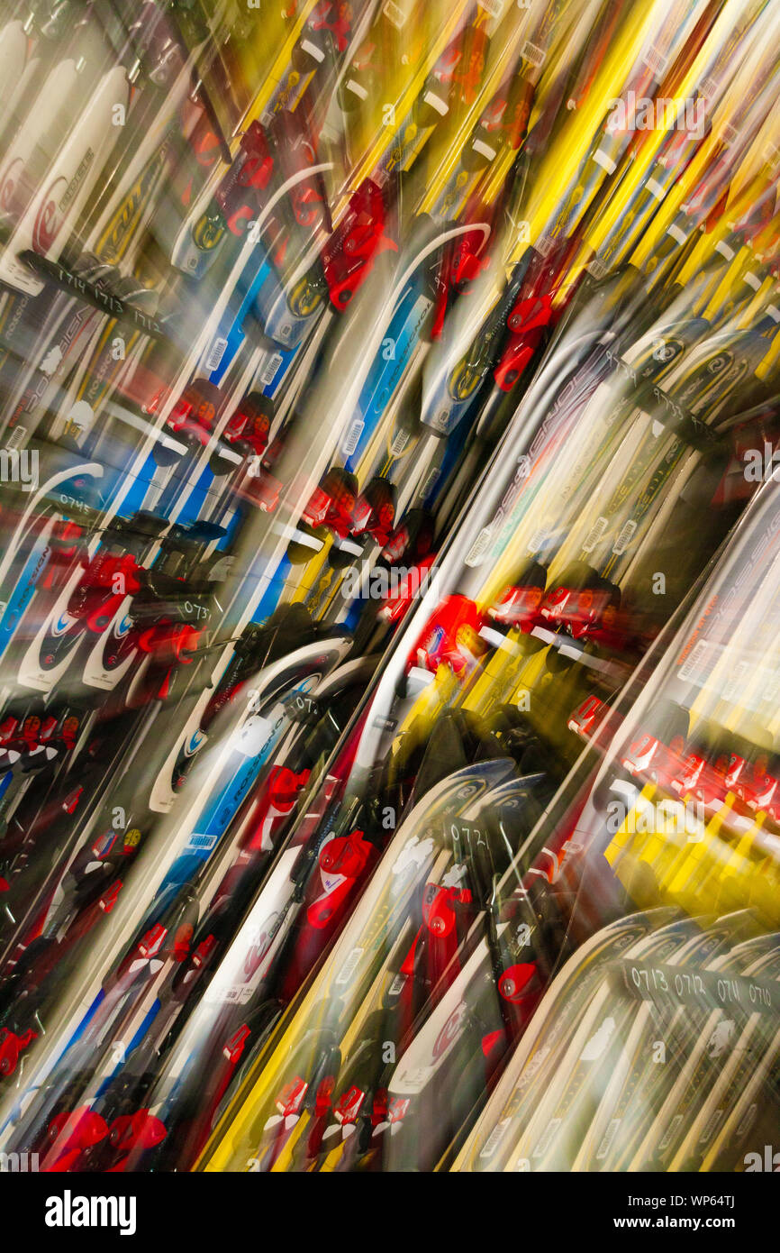 Colorful ski rack hi-res stock photography and images - Alamy