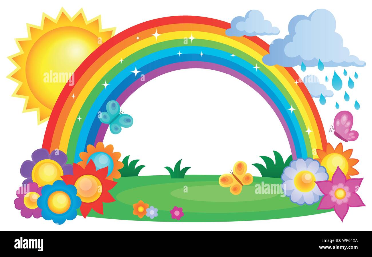 Rainbow topic image 2 Stock Vector Image & Art - Alamy