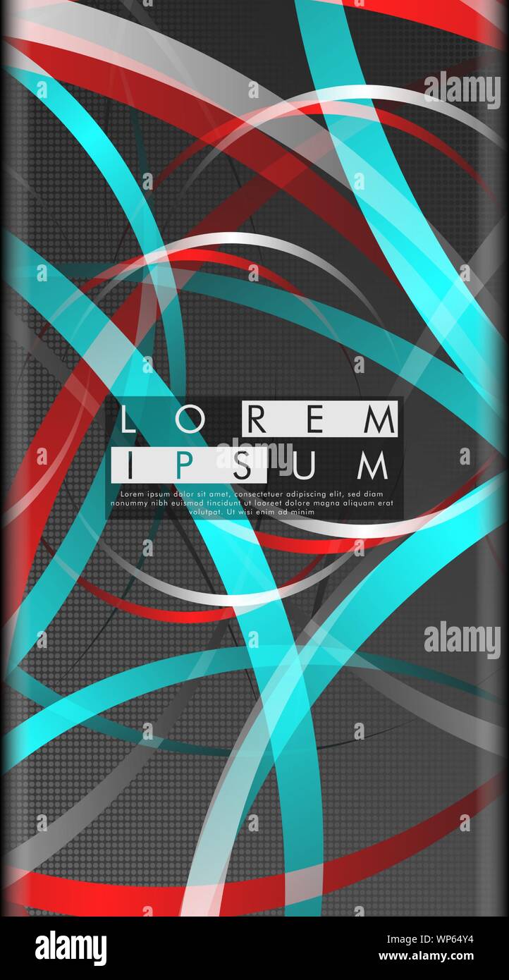 Vector design of abstract vertical backgrounds. Color band wave design ...