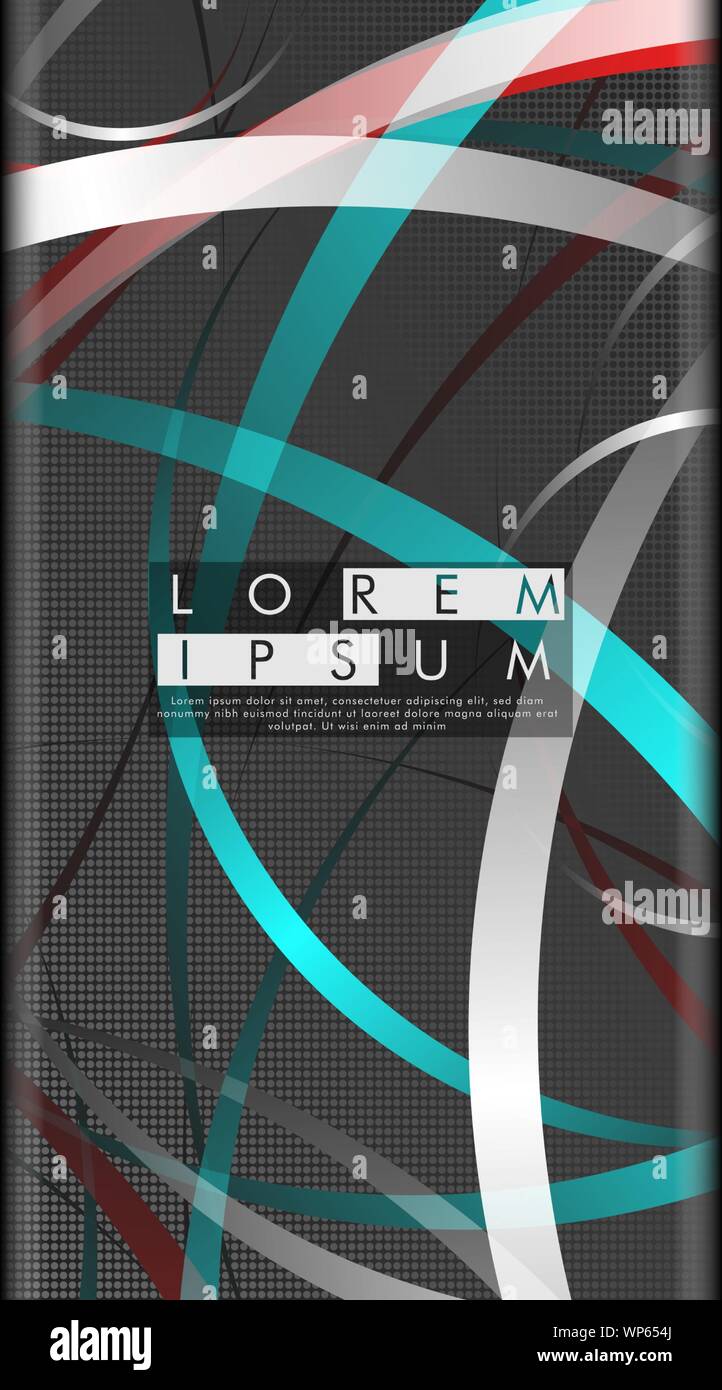 Vector design of abstract vertical backgrounds. Color band wave design ...