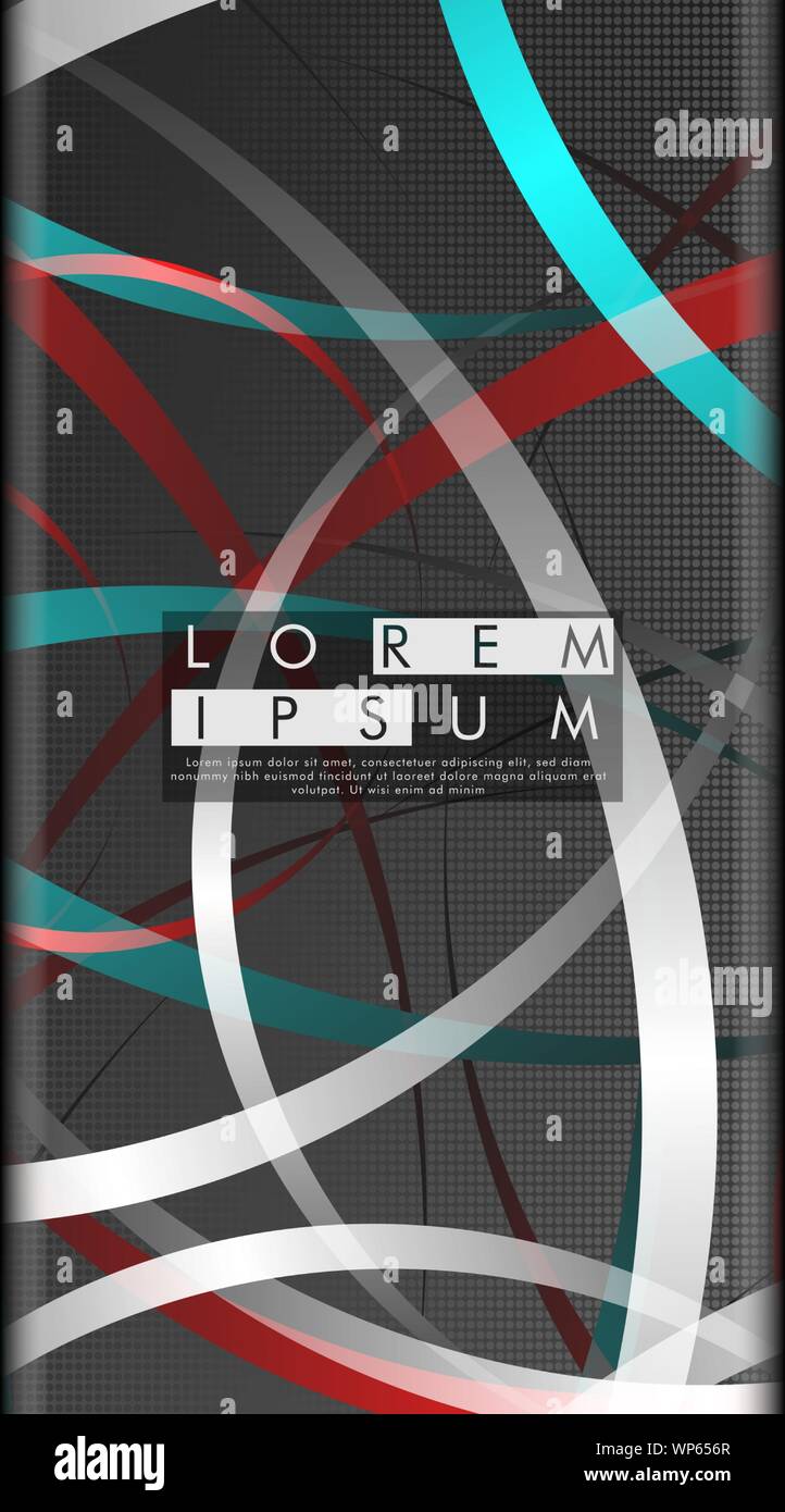 Vector design of abstract vertical backgrounds. Color band wave design ...
