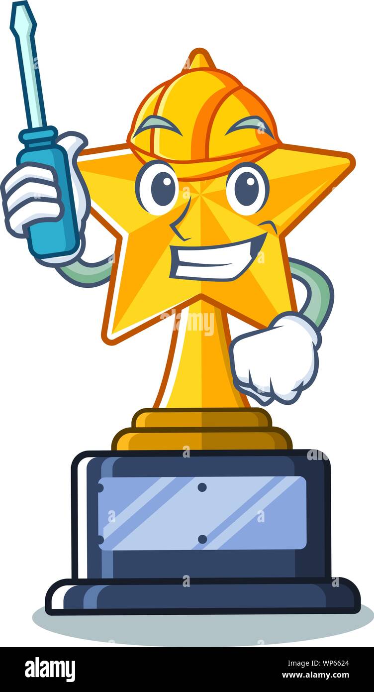 Automotive star shaped cartoon the toy trophy Stock Vector Image & Art ...