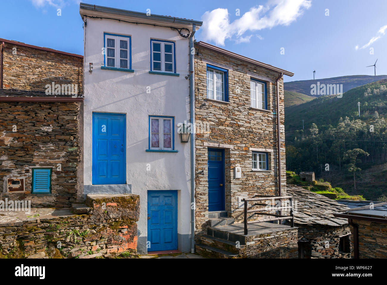 Traditional houses of Piodao village, Portugal Stock Photo - Alamy