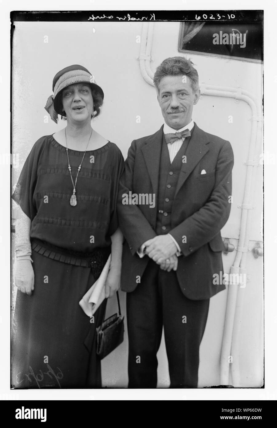 Kreisler and wife Stock Photo - Alamy
