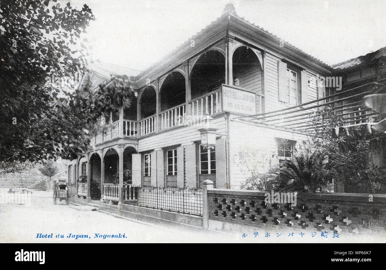 [ 1900s Japan - Western-Style Hotel in Nagasaki ] — Hotel du Japan ...