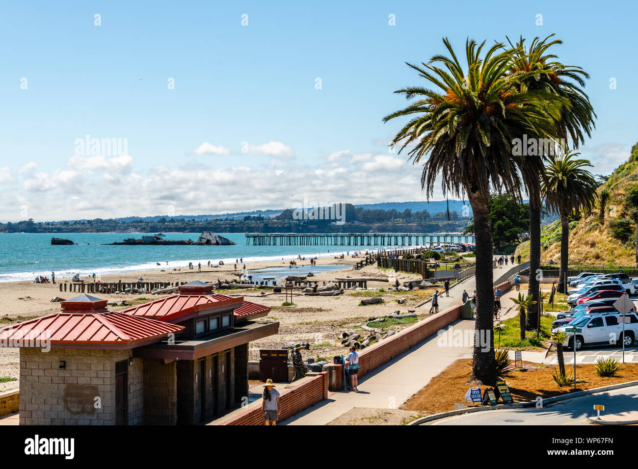 Rio Del Mar, CA Beach Stock Photo - Alamy