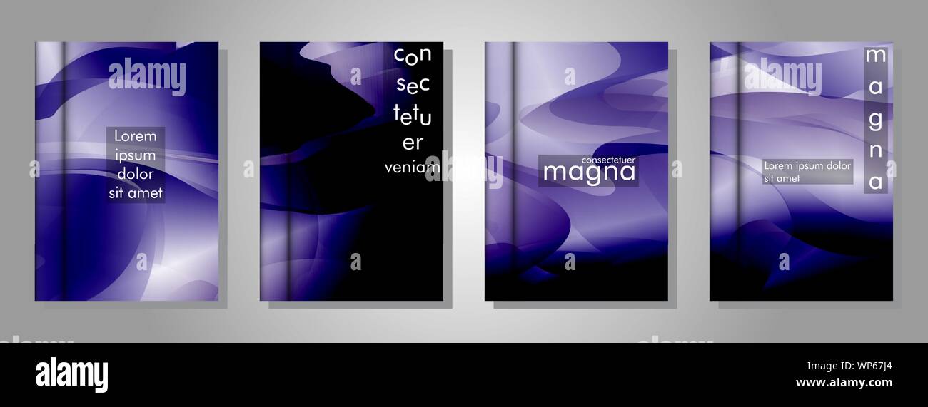 Vector collection of book cover backgrounds. illustration of eps vector ...
