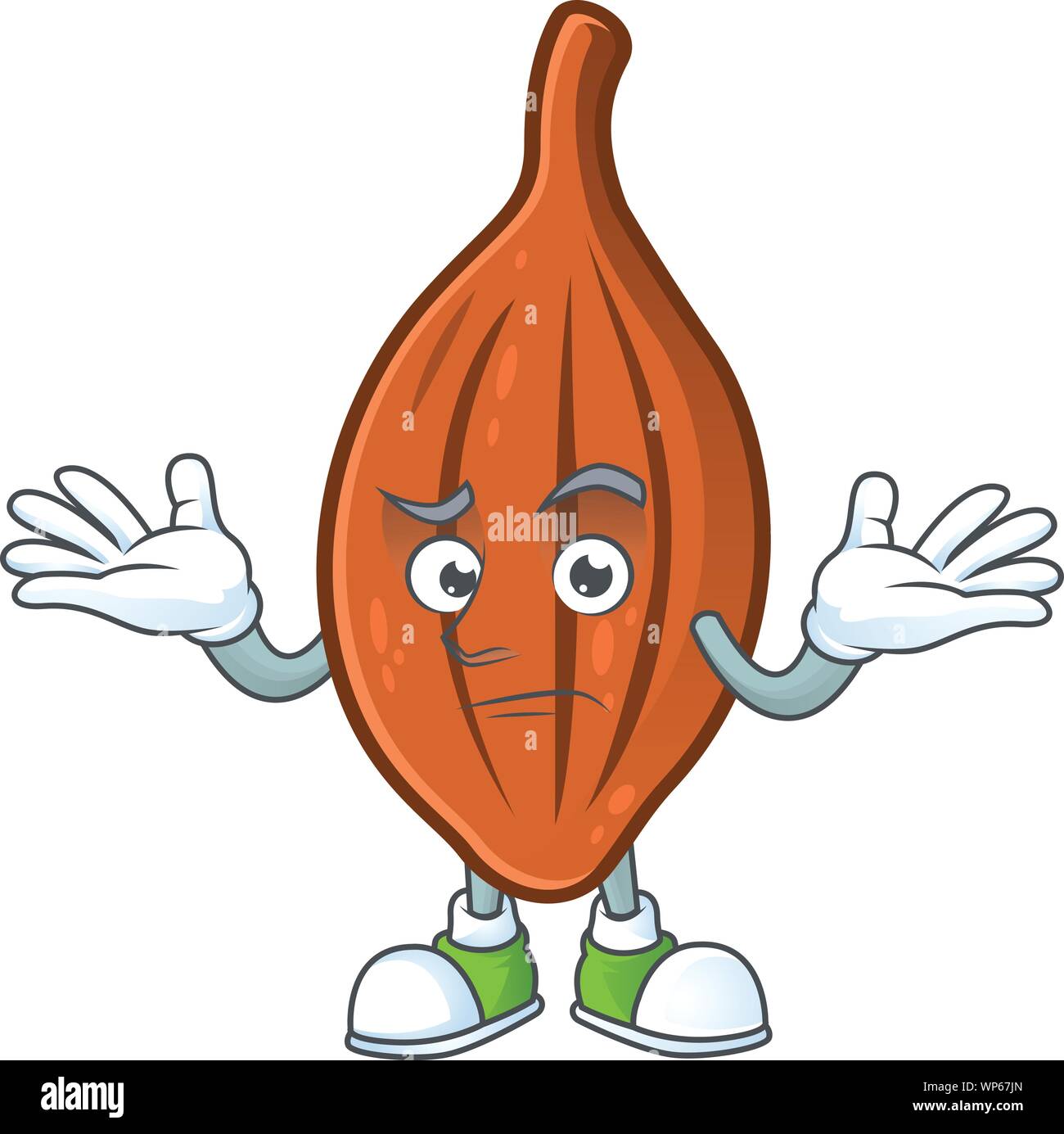 Grinning choco dessert sweet in cartoon character Stock Vector Image ...