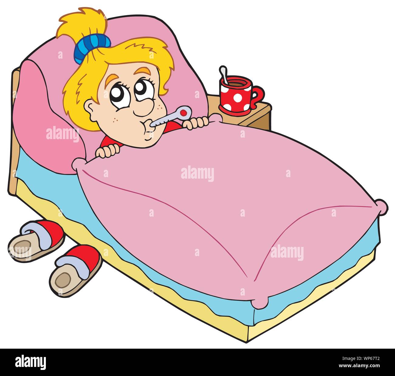 Cartoon girl patient Stock Vector Image & Art - Alamy