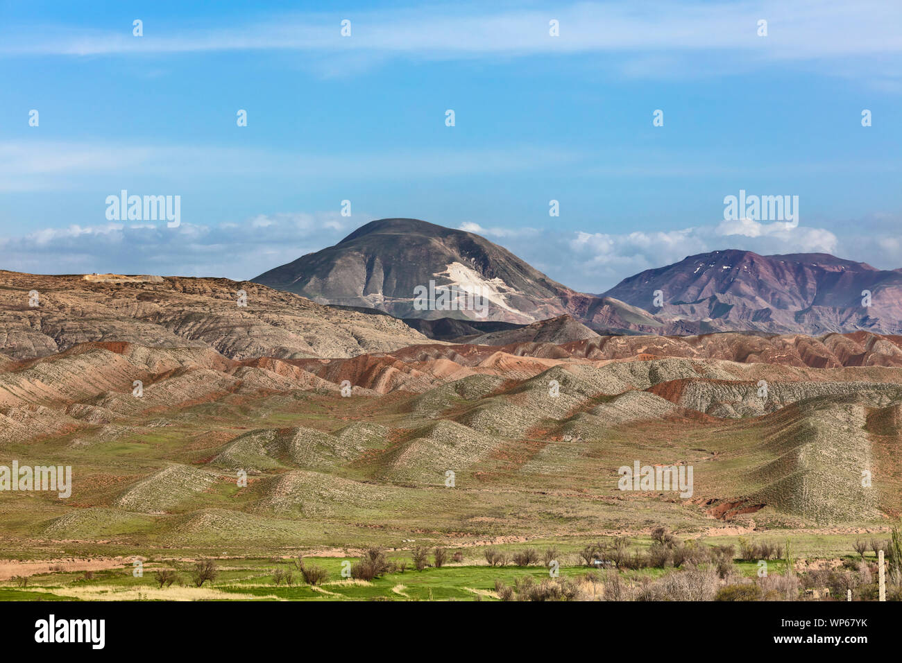 Mountain landscape, Sohrol, Shabestar County, East Azerbaijan Province ...