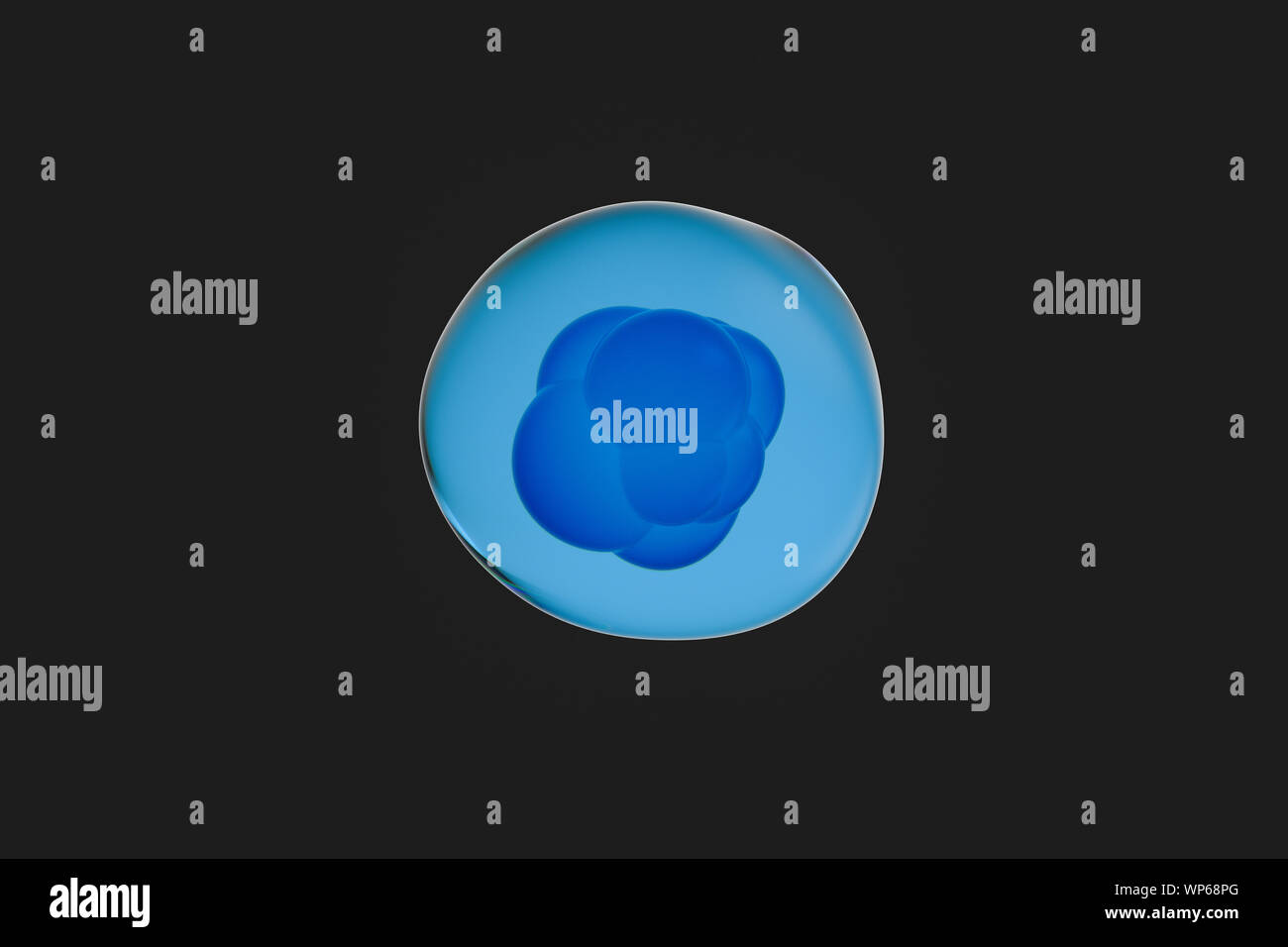 Colorful background and cells, the concept of biotechnology, 3d ...