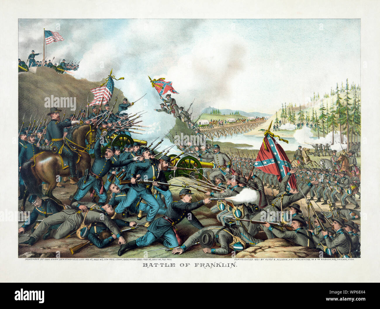Battle of franklin 1864 hi-res stock photography and images - Alamy