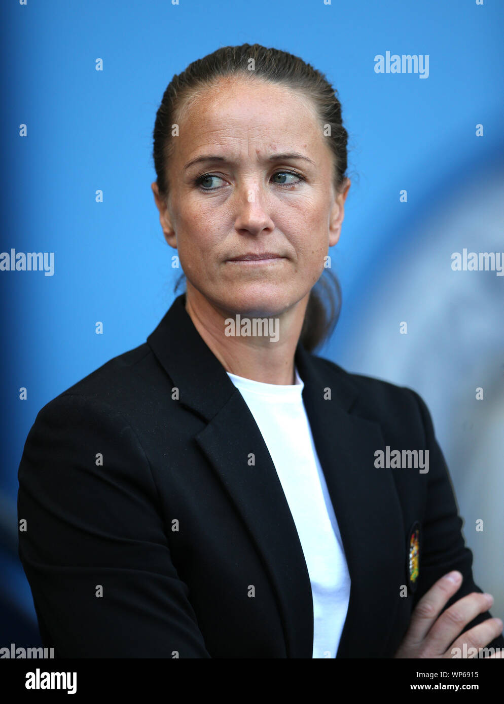 Manchester United's manager Casey Stoney during the FA Women's Super ...
