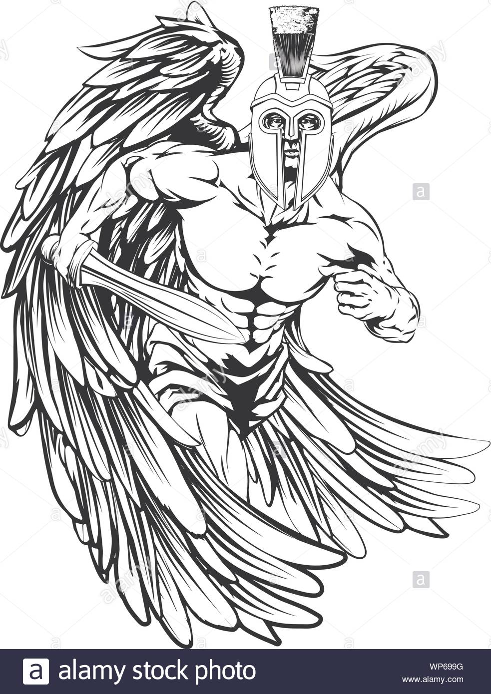 Muscular Male Angel High Resolution Stock Photography and Images - Alamy