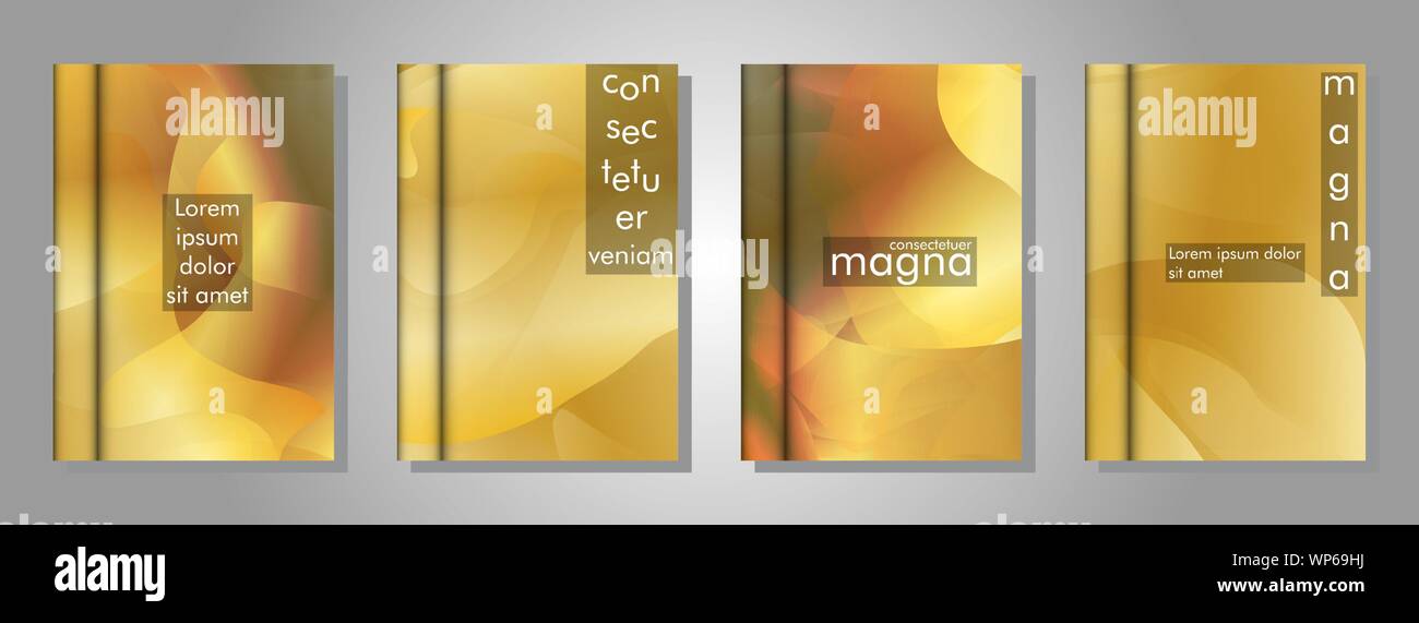 Vector collection of book cover backgrounds. Vector illustration of EPS ...