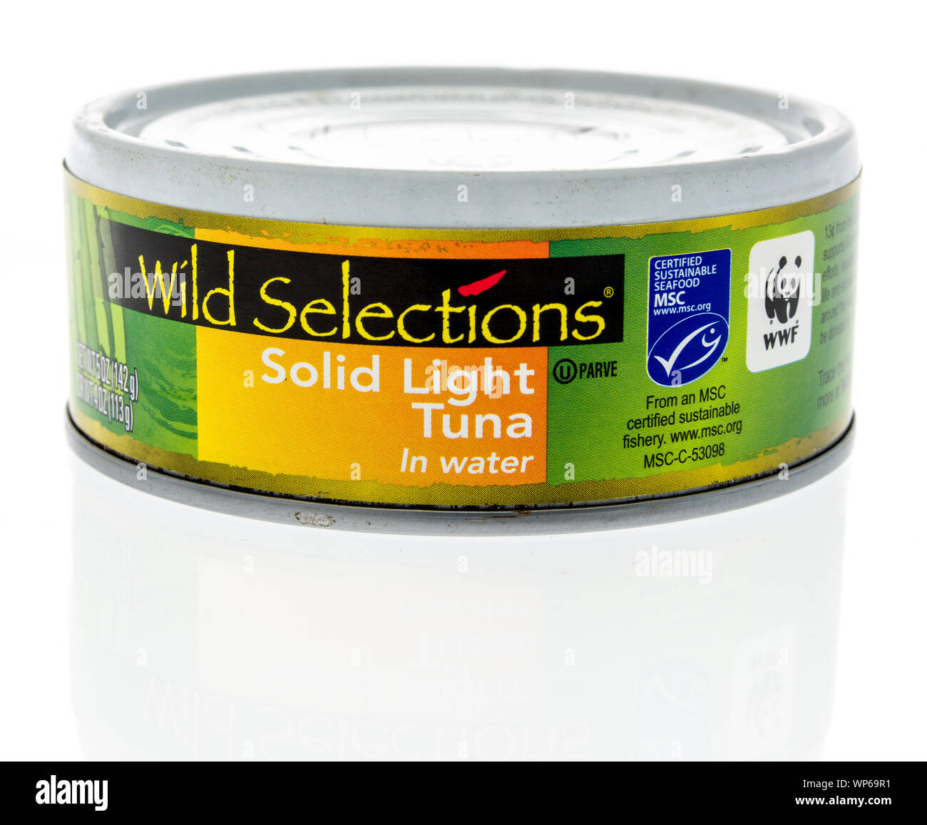 Wnneconne, WI - 4 September 2019: A package of Wild Selections solid ...