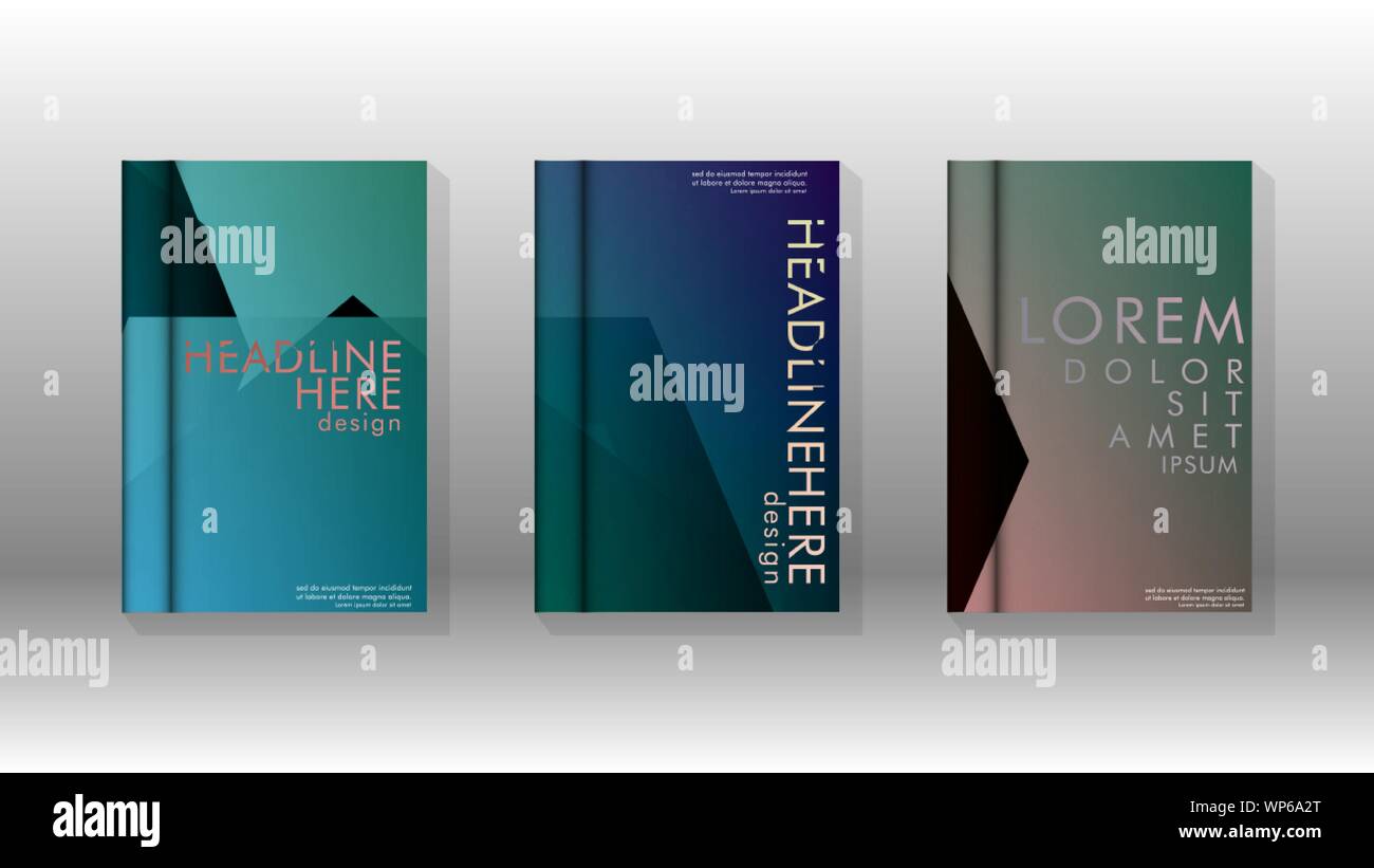 Cover book colorful hexagon abstract background. Transparent vector ...