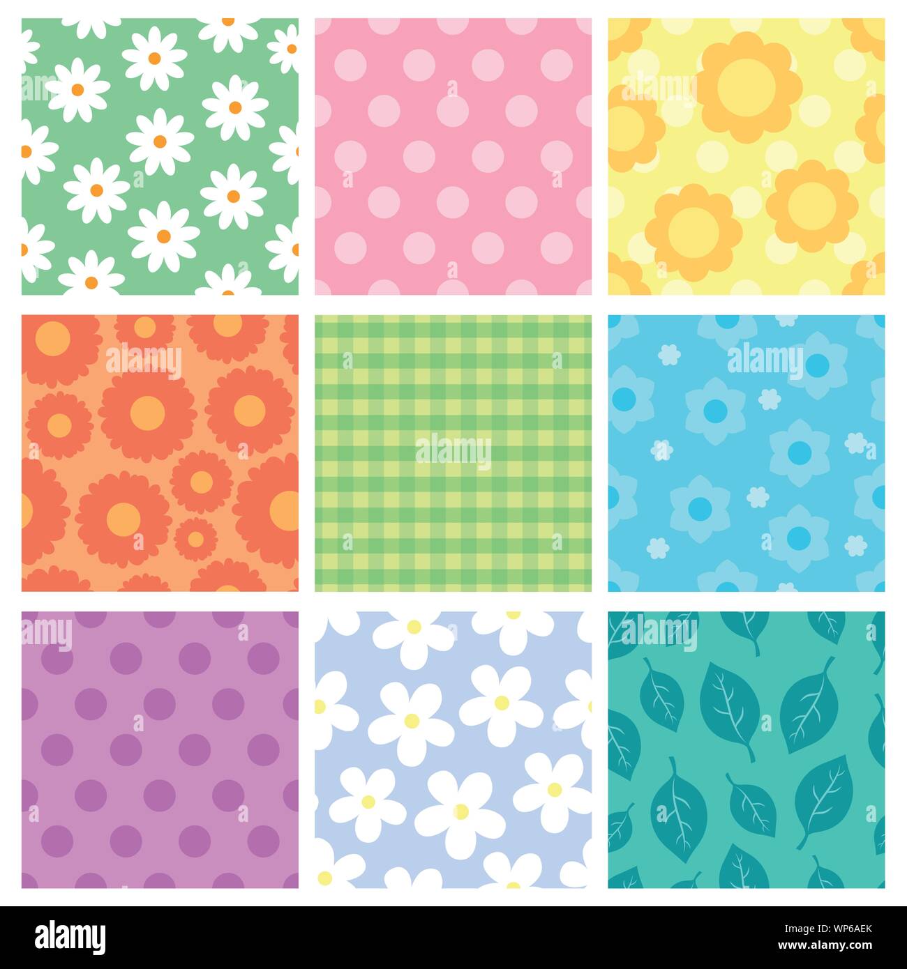 Pattern theme collection 1 Stock Vector Image & Art - Alamy