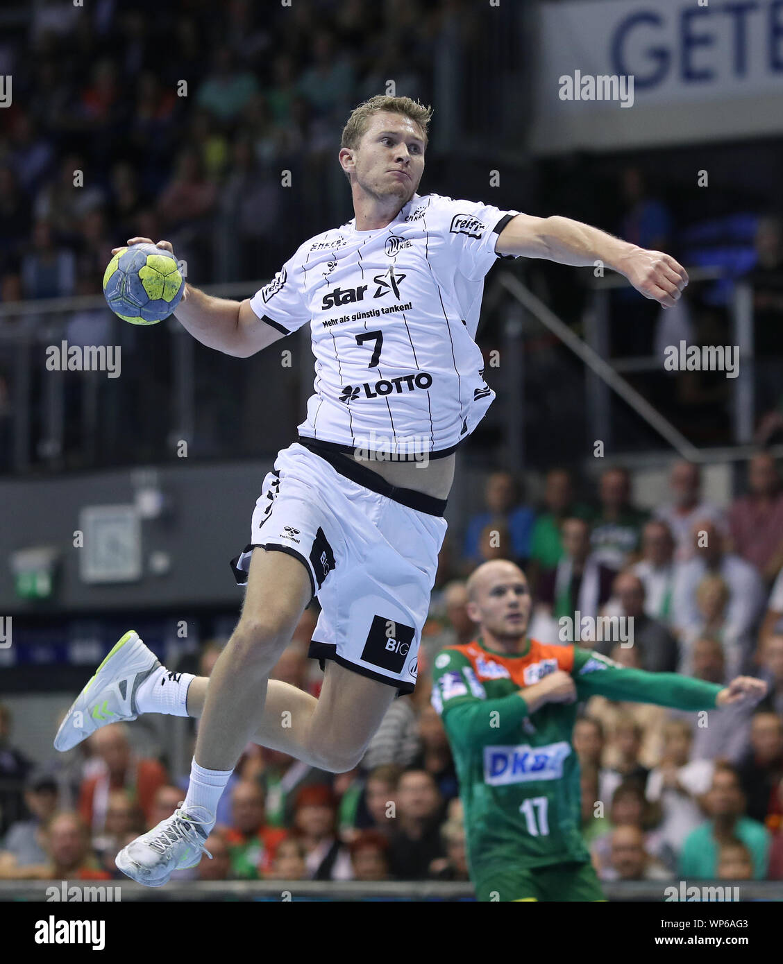 Magdeburg, Germany. 07th Sep, 2019. Handball: Bundesliga, SC Magdeburg ...
