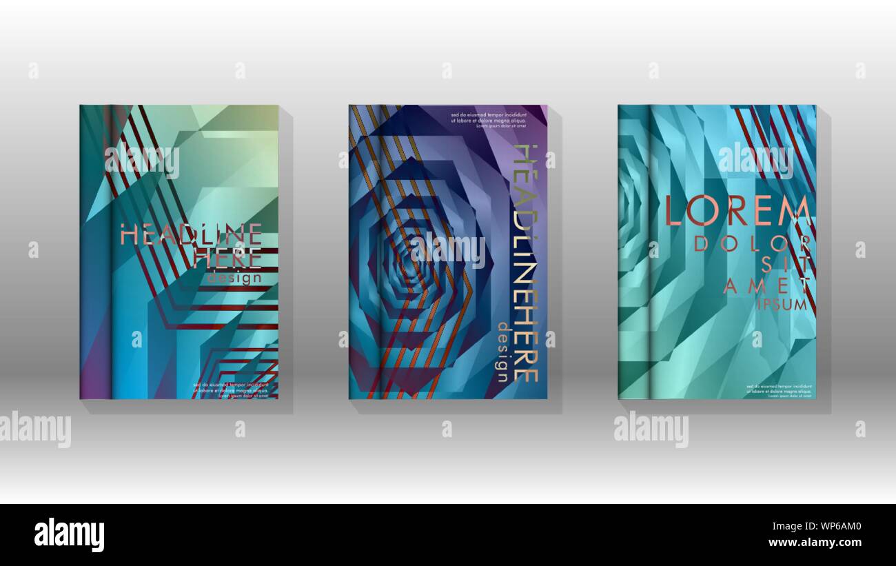 Cover book colorful hexagon abstract background. Transparent vector ...