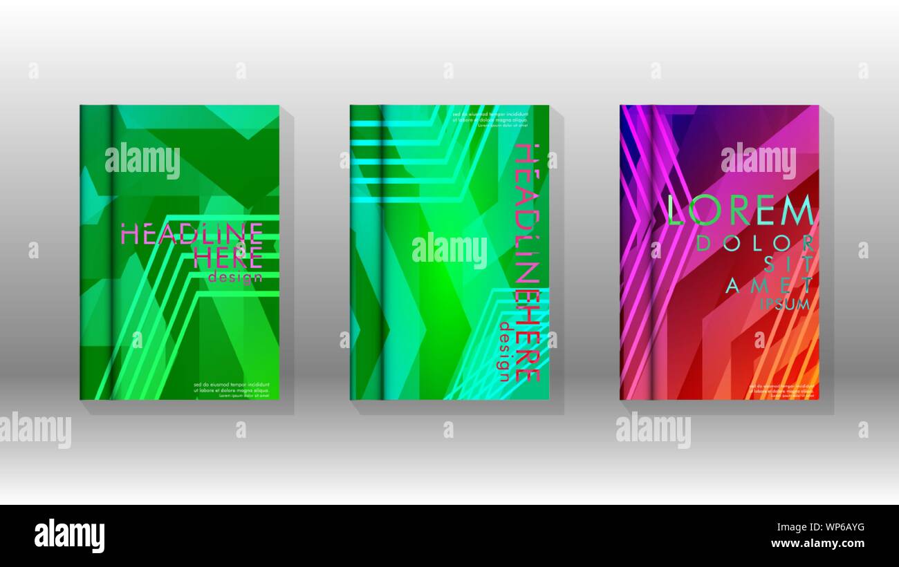 Cover book colorful hexagon abstract background. Transparent vector ...