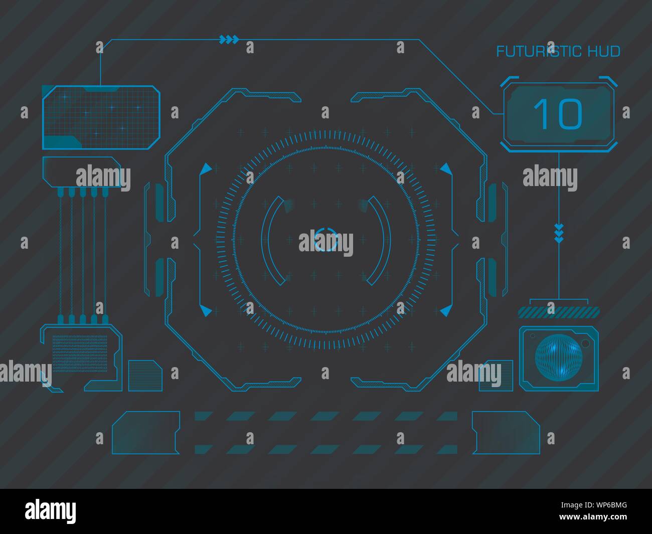Futuristic user interface HUD Stock Vector Image & Art - Alamy