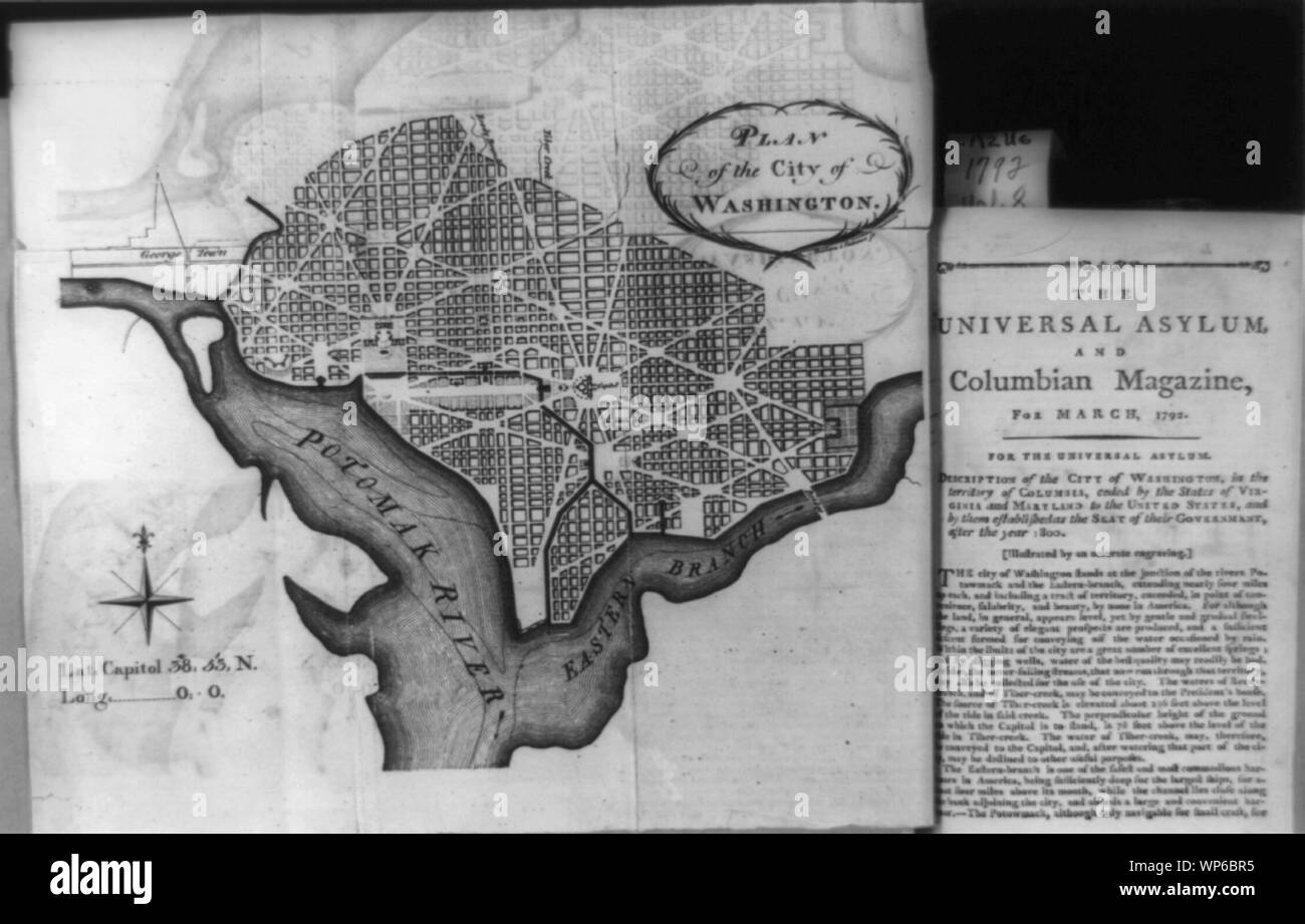 Pierre l’enfant plan hi-res stock photography and images - Alamy