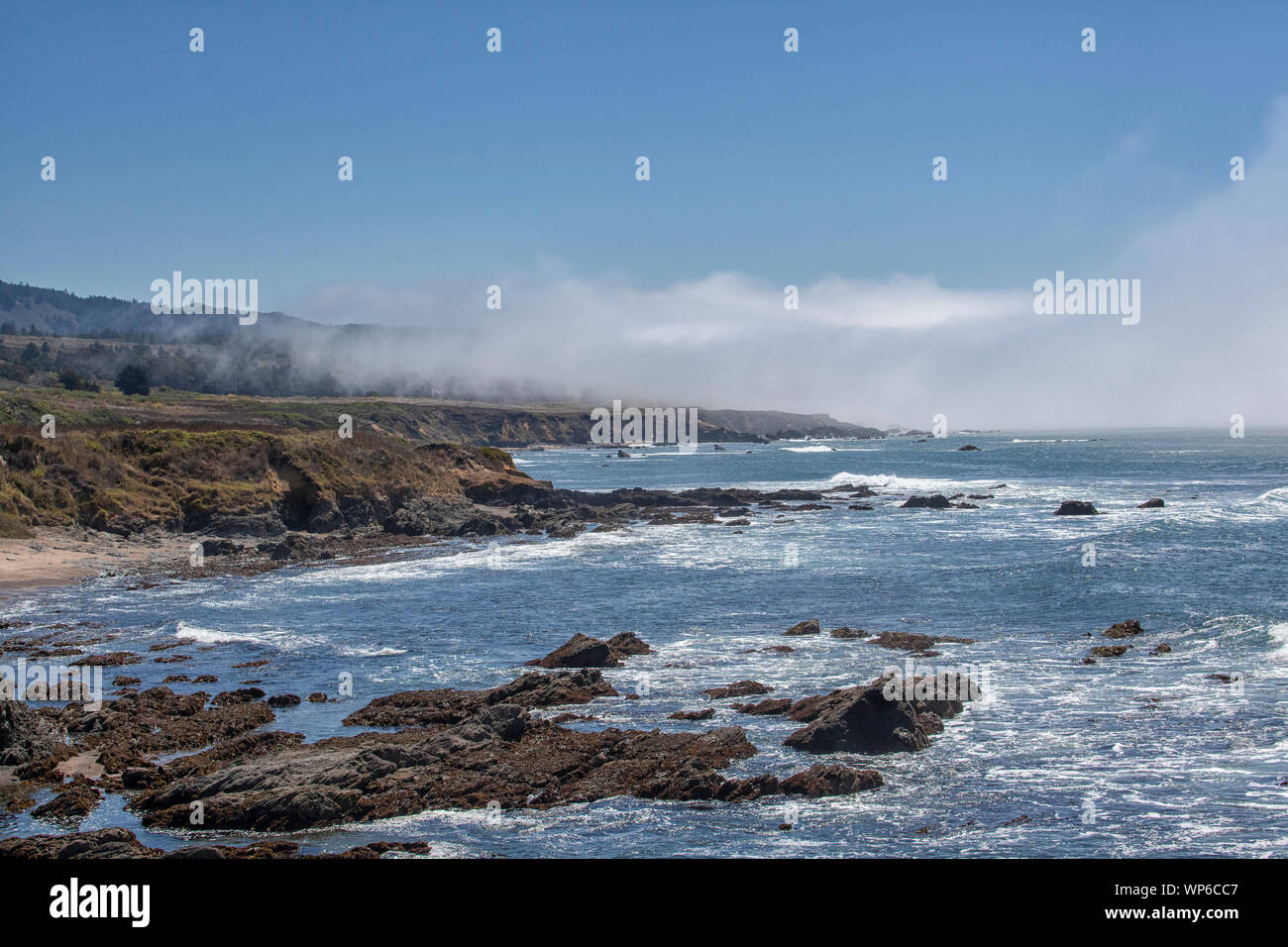 Coastline near Pigeon Point, San Mateo Stock Photo - Alamy