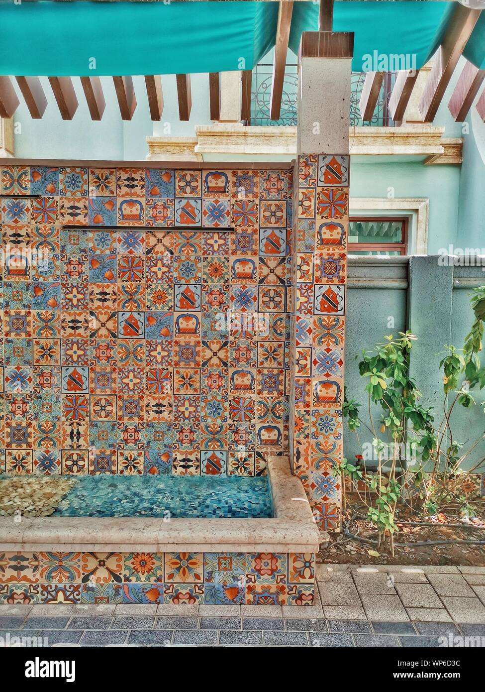 colorful culture representing wall design decoration Stock Photo - Alamy