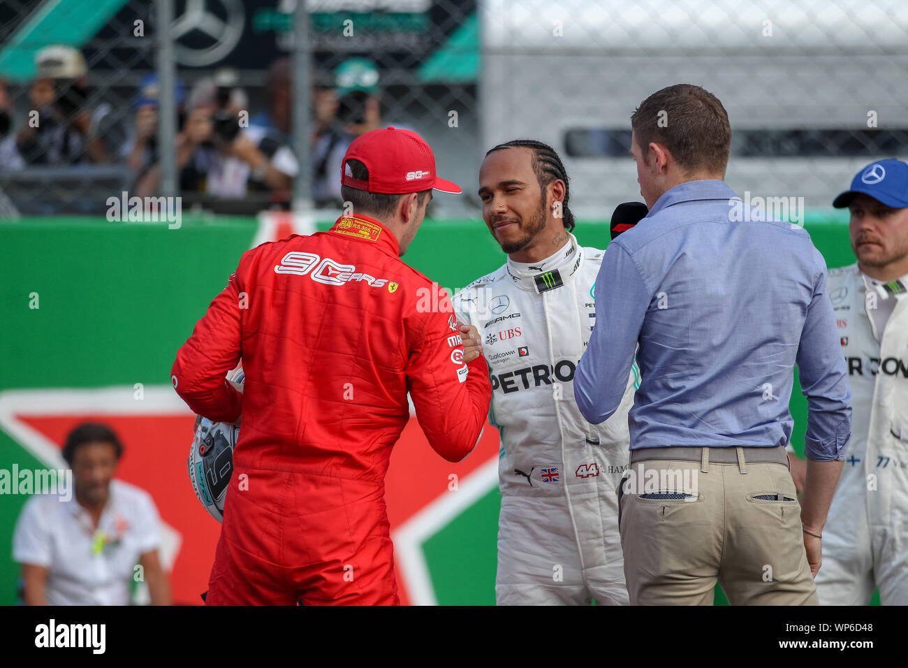 Monza, Italy, 07 Sep 2019, LEWIS HAMILTON (GBR) MERCEDES AMG F1 W10 ...