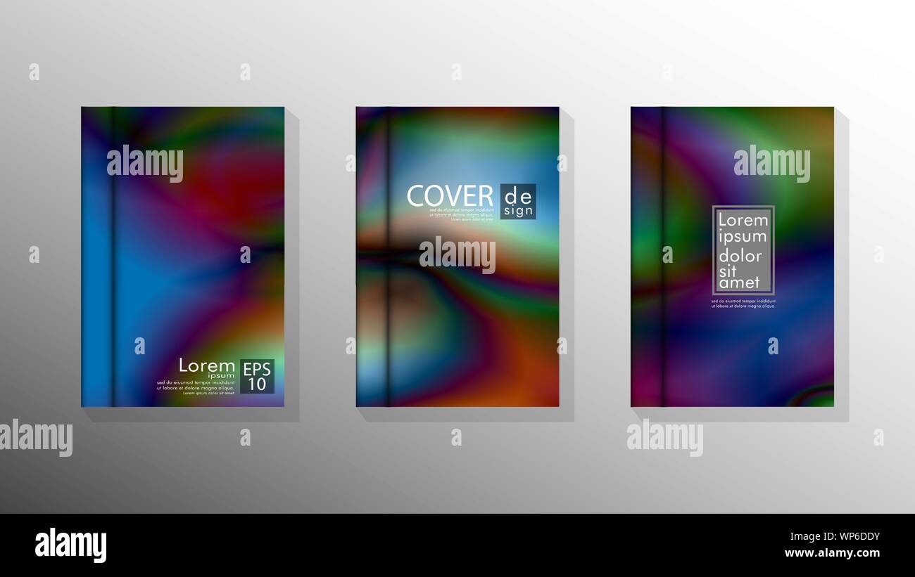 Vector collection of book cover backgrounds for brochures, leaflets ...