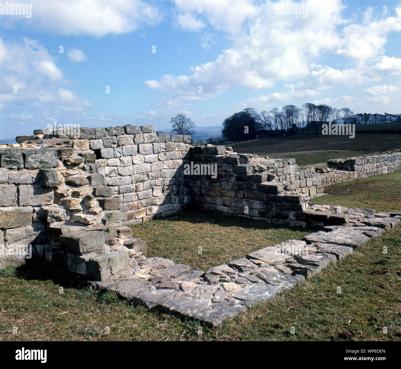 Turret 29a, Hadrian's Wall, Northumberland, England Stock Photo - Alamy