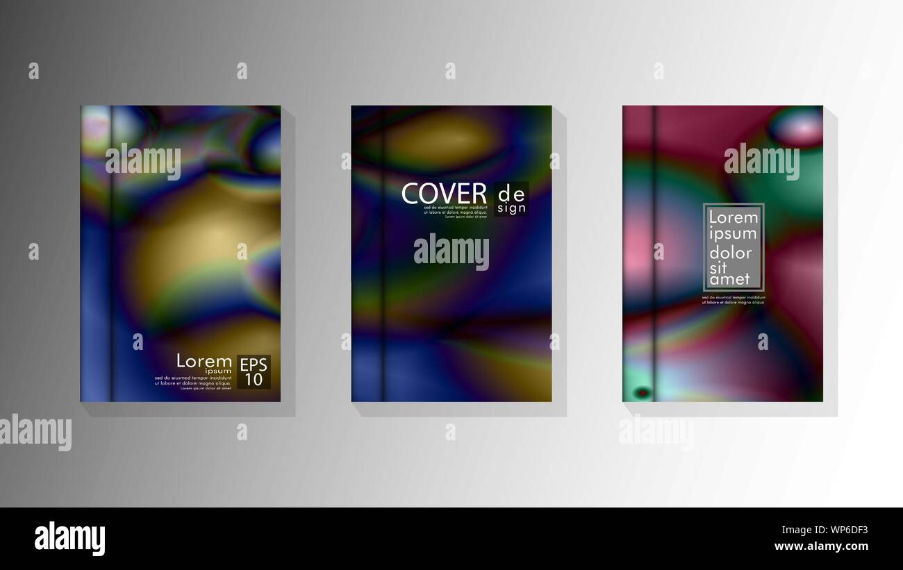 Vector collection of book cover backgrounds for brochures, leaflets ...