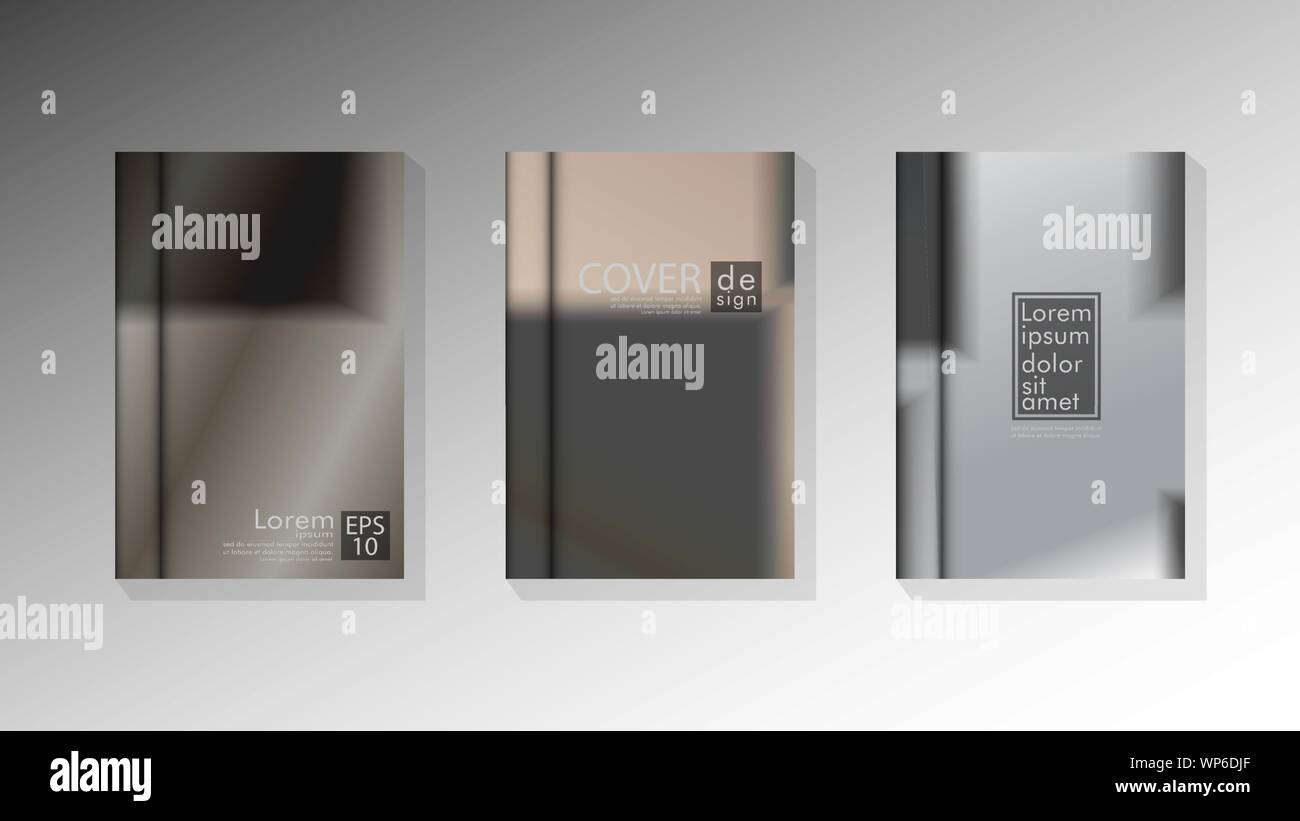 Vector collection of book cover backgrounds for brochures, leaflets ...