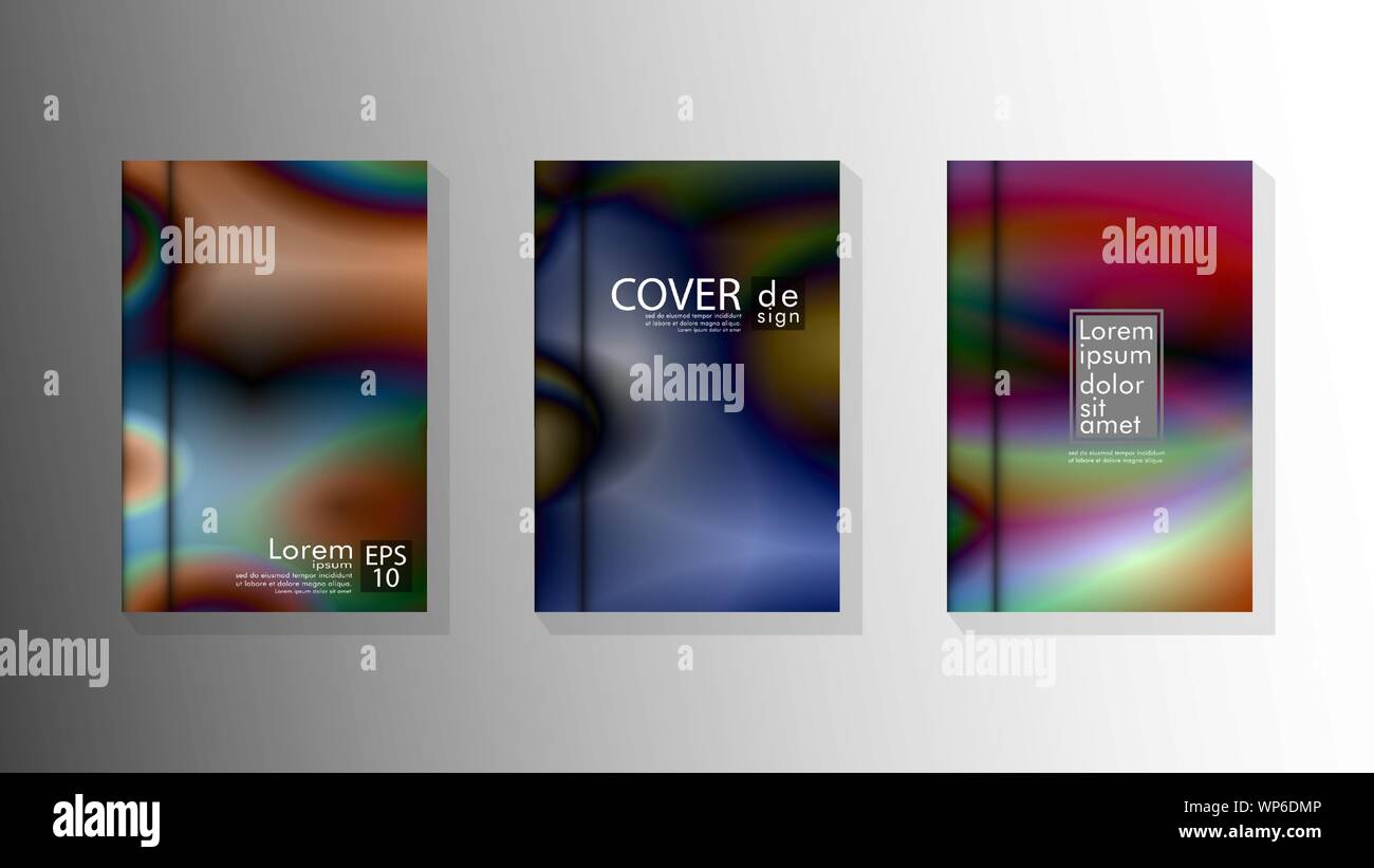 Vector collection of book cover backgrounds for brochures, leaflets ...