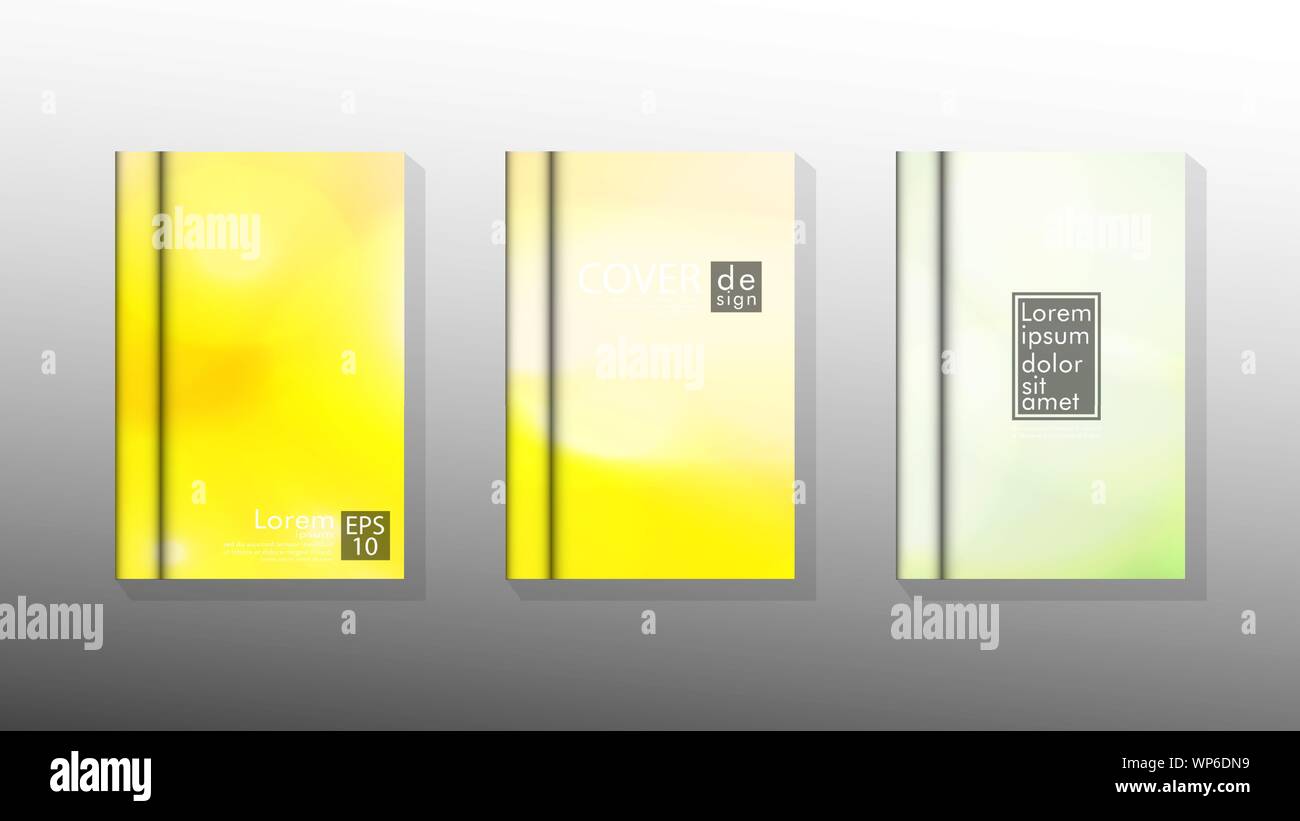 Vector collection of book cover backgrounds for brochures, leaflets ...