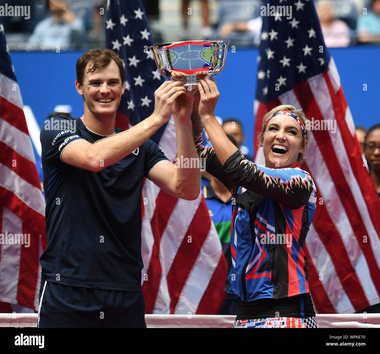 Flushing Meadows New York US Open Tennis Day 12 06/09/2019 Beth Mattek-Sands (USA) and Jamie ...
