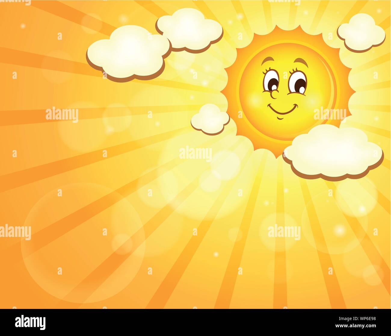 Image with happy sun theme 3 Stock Vector Image & Art - Alamy