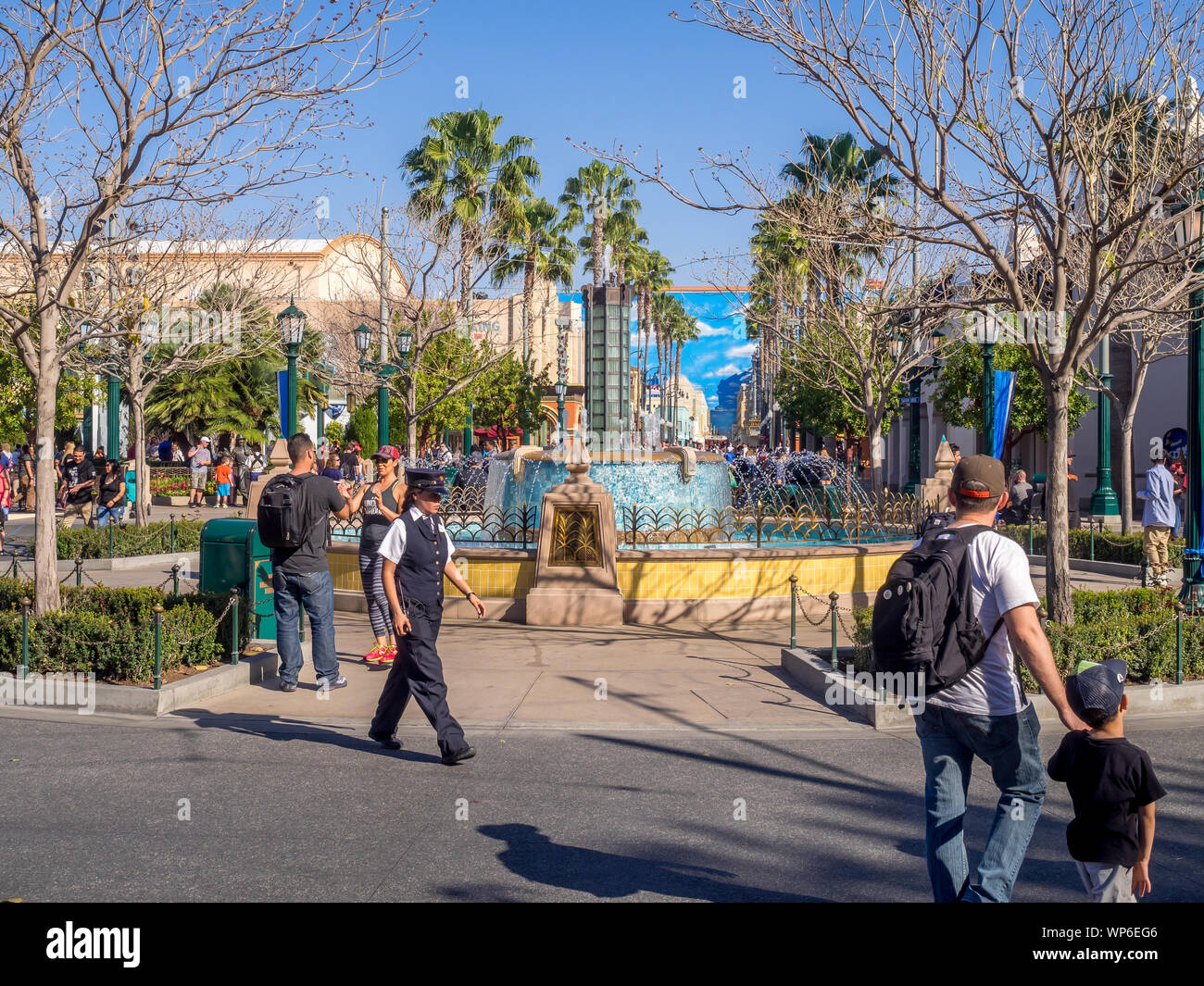 Views of Disneyland in Anaheim, California. Disneyland is one of the ...