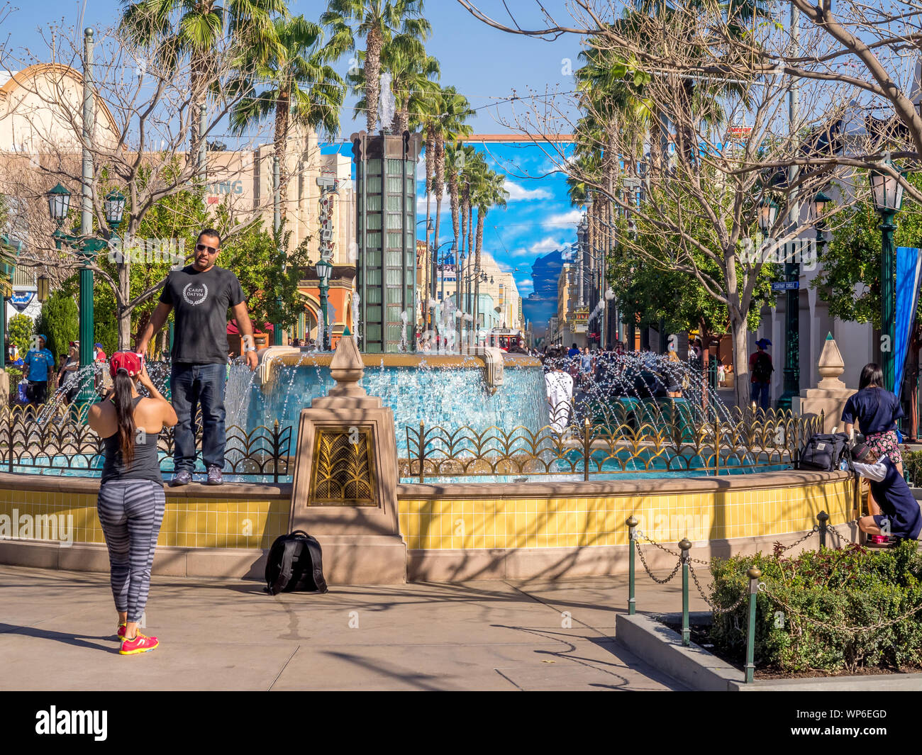 Views of Disneyland in Anaheim, California. Disneyland is one of the ...