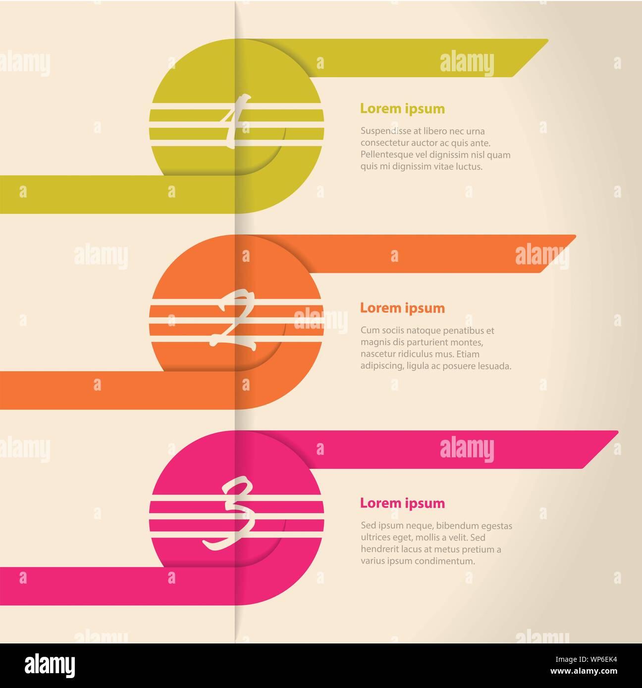 Curling color arrows infographic design Stock Vector Image & Art - Alamy