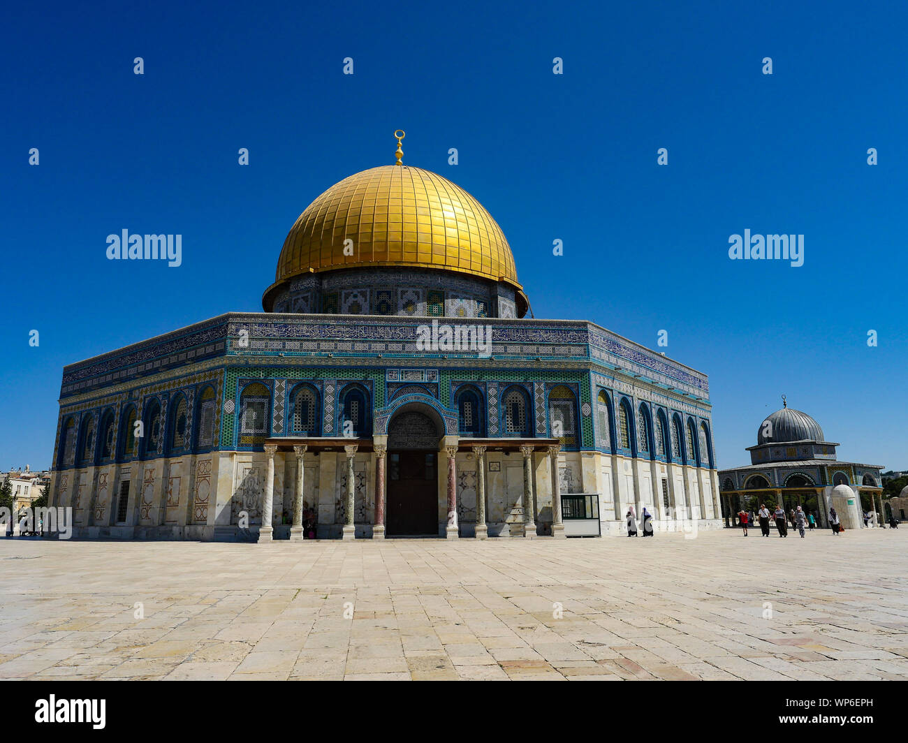Israel Jerusalem islamic golden dome mosquee Stock Photo - Alamy