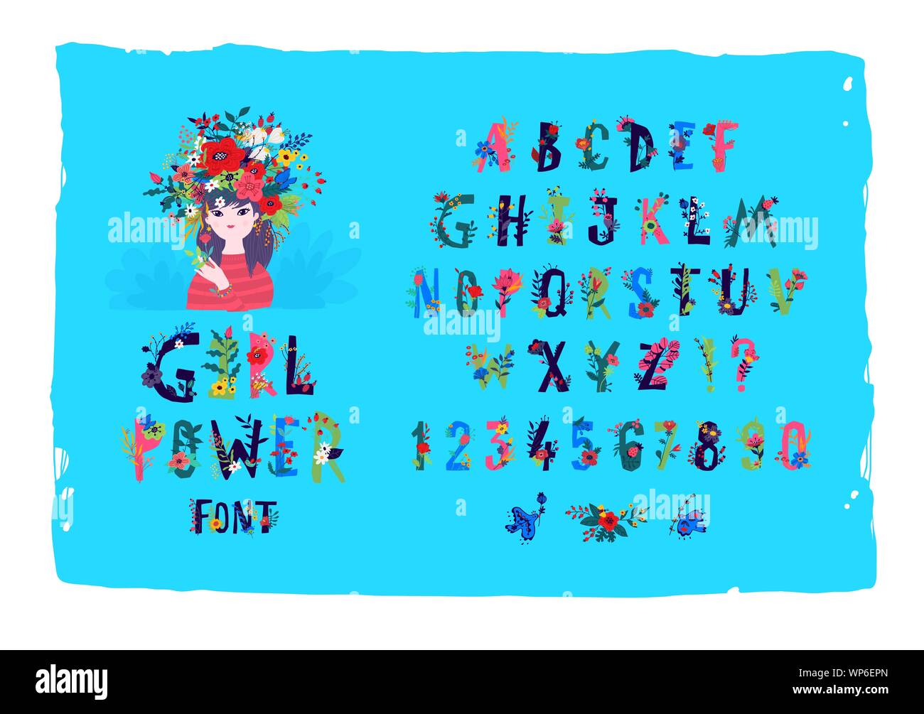 Plants in garden autumn Stock Vector Images - Alamy