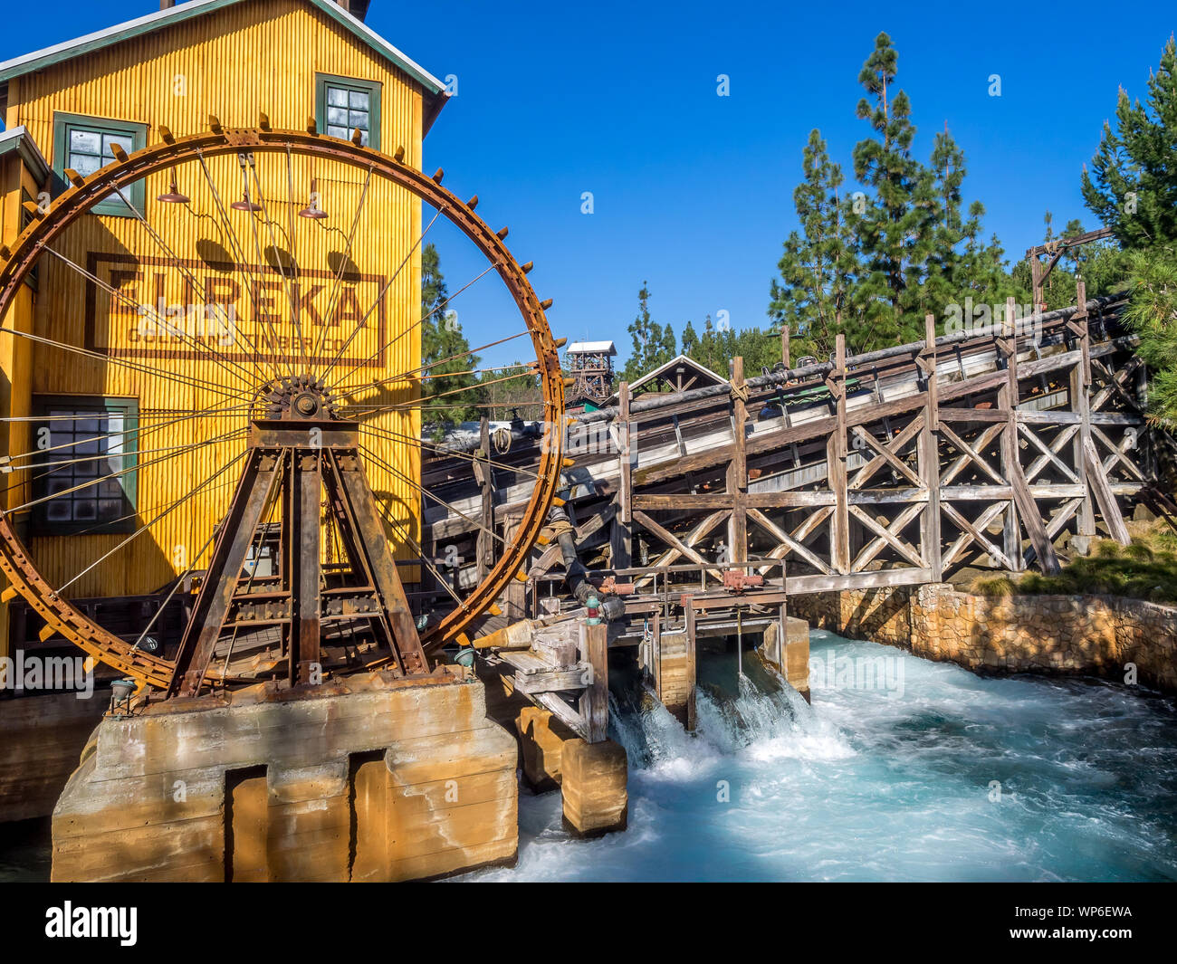 Views of Disneyland in Anaheim, California. Disneyland is one of the ...